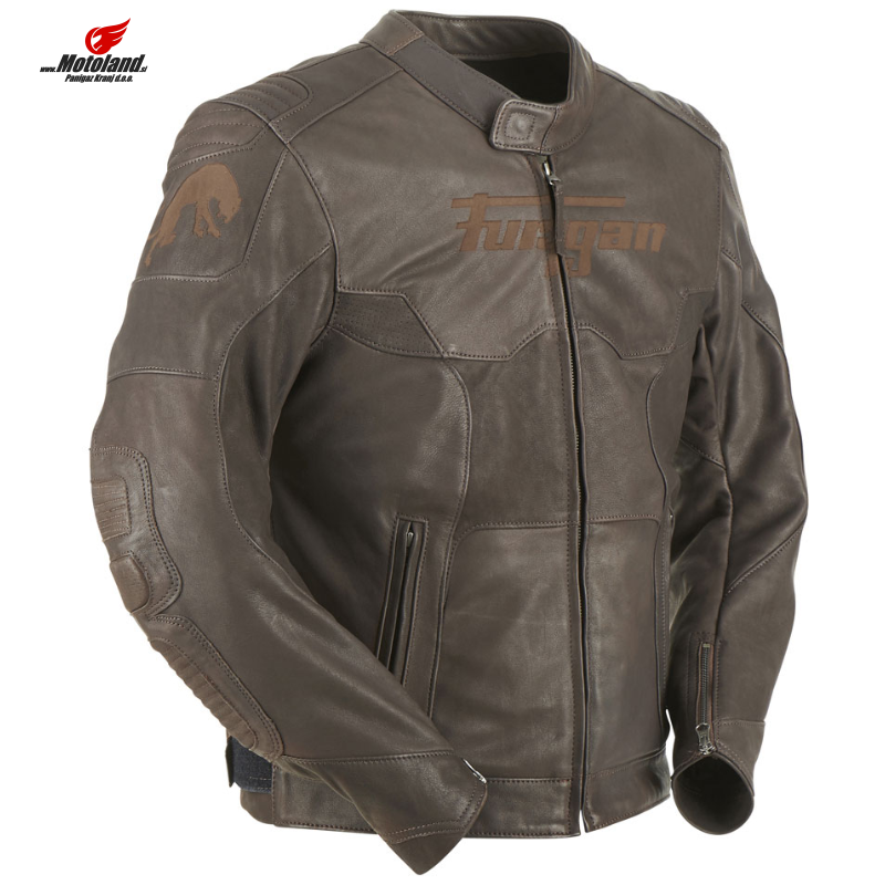 STUART Leather Jacket Color Brown Size S Gender Men & Unisex