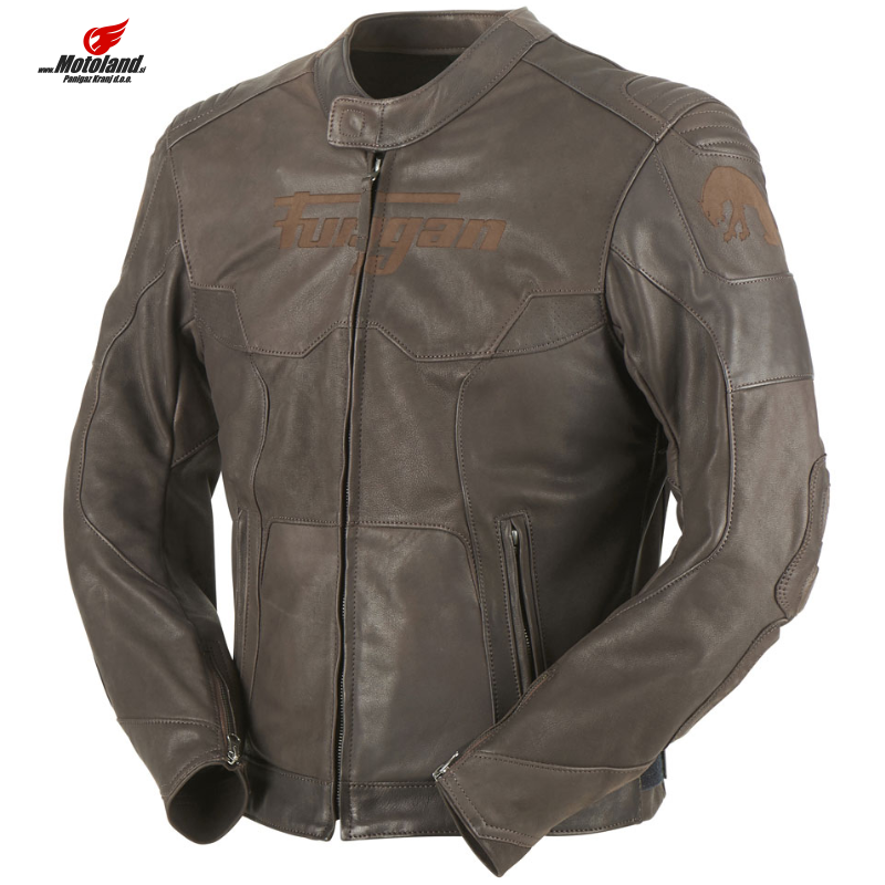 STUART Leather Jacket Color Brown Size S Gender Men & Unisex