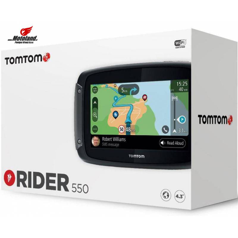 TOMTOM RIDER 550 NAVIGATION SYSTEM